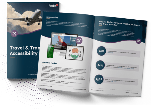 Recite Me Travel & Transport Accessibility Guide